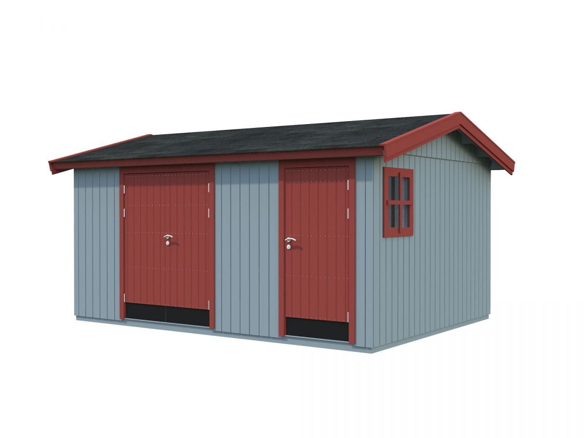 Olaf (13.5 sqm) modern multi-room garden shed - GardenLife Log Cabins