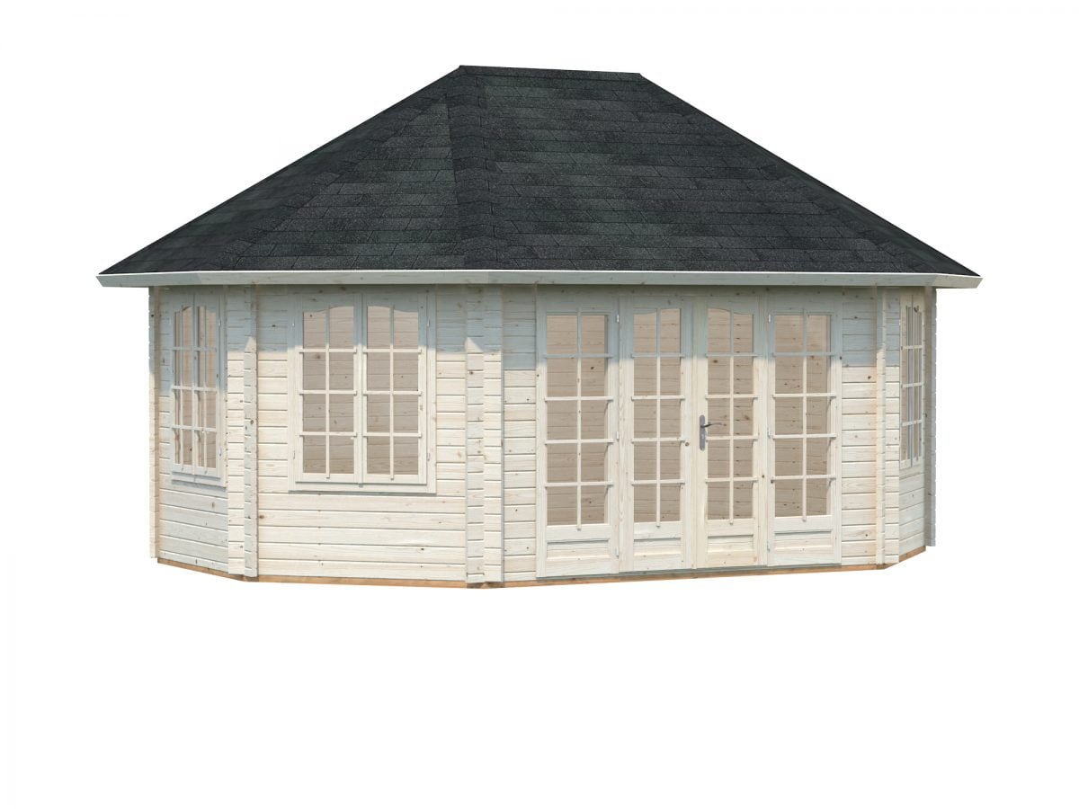 Hanna (20.3 sqm) large timber garden pavilion - GardenLife Log Cabins